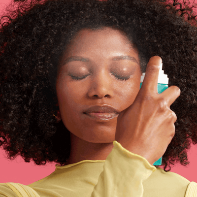 Get set with our complexion-perfecting makeup-setting spray