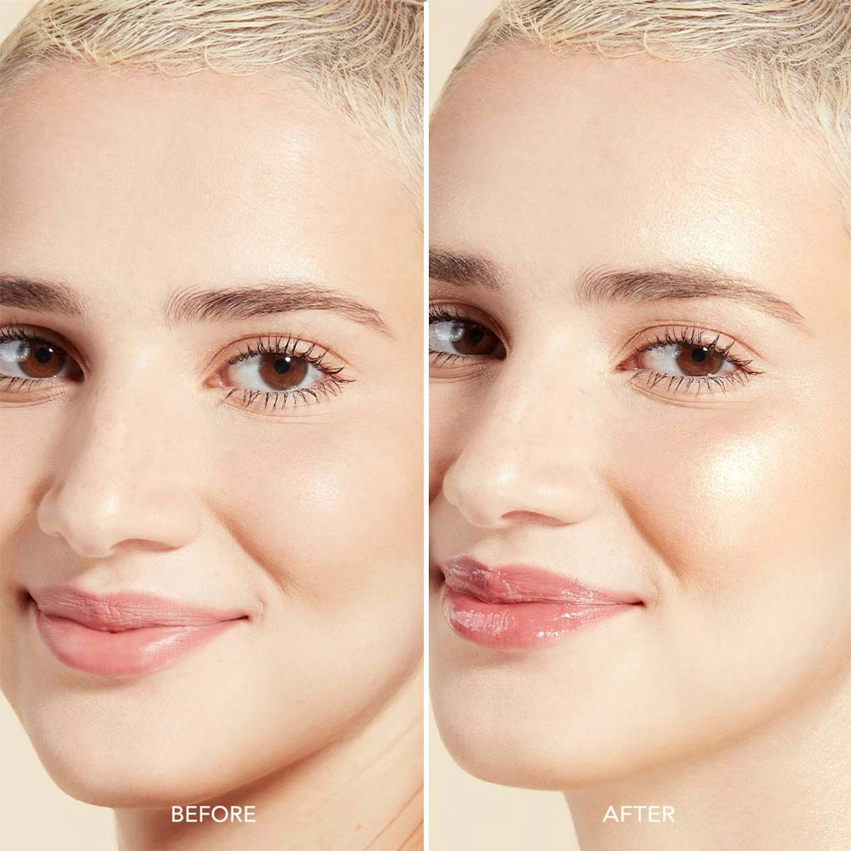 Create a second-skin luminosity with our skincare-infused highlighter