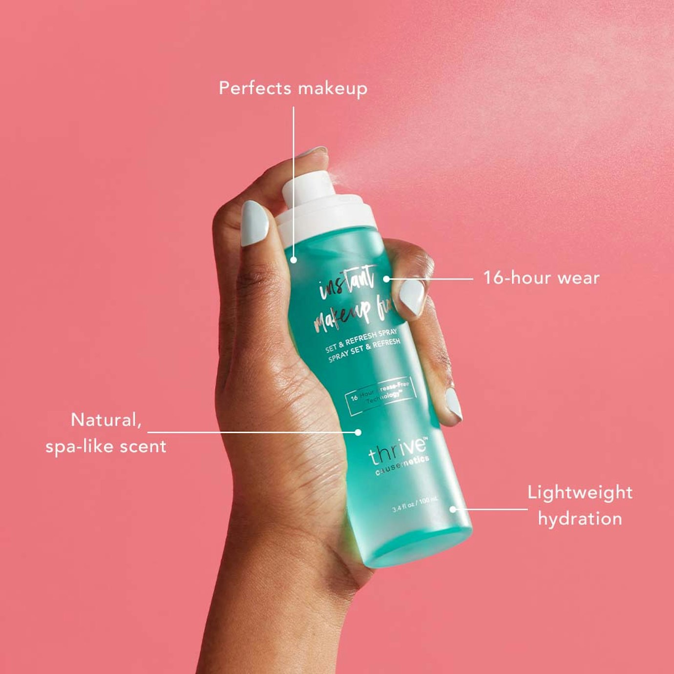 Get set with our complexion-perfecting makeup-setting spray